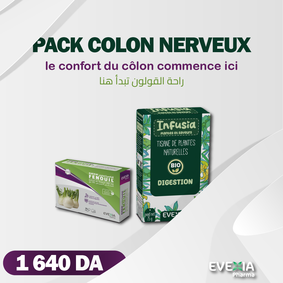 Pack Colon Nerveux – EVEXIA PHARMA