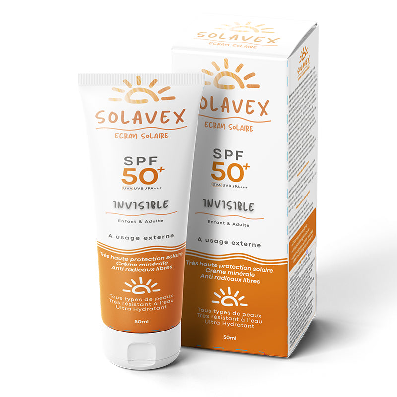 Solavex Ecran Solaire Invisible SPF 50+ – EVEXIA PHARMA